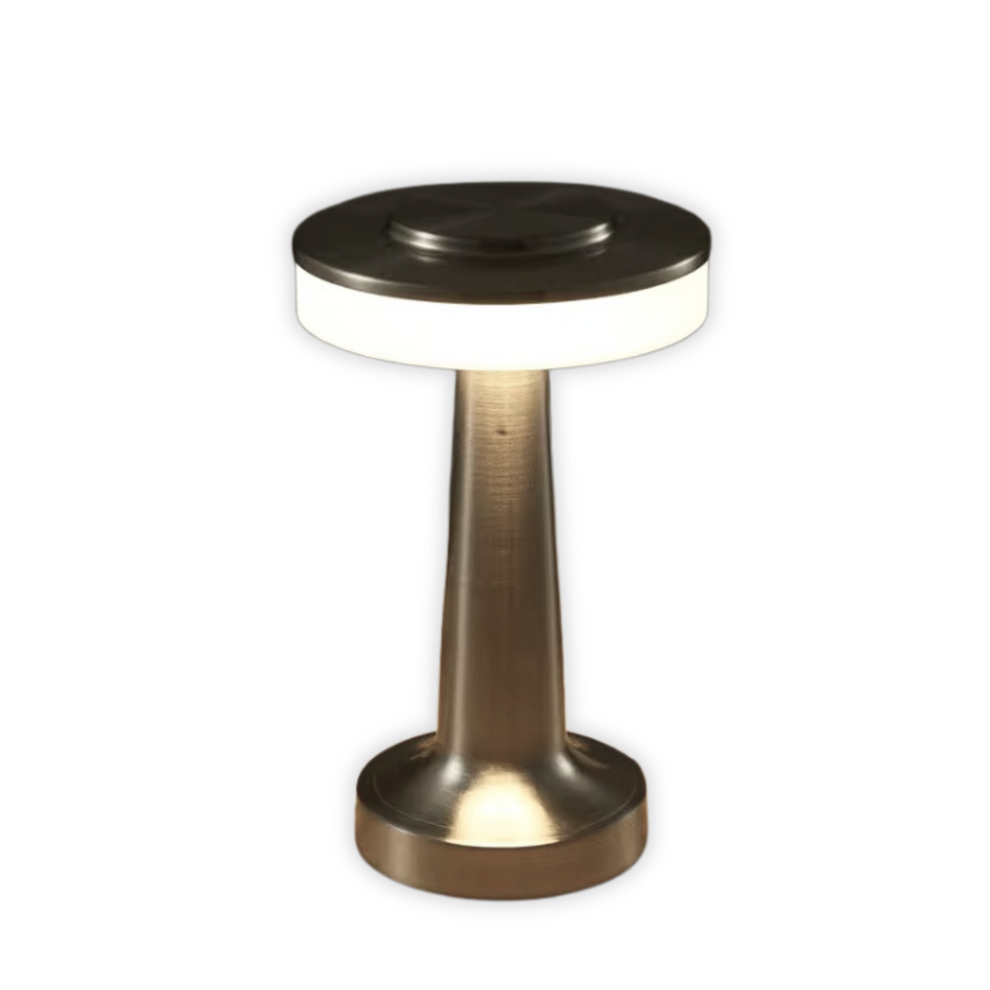 Wide Light Restaurant Cordless Table Lamp | Lumin Lighting